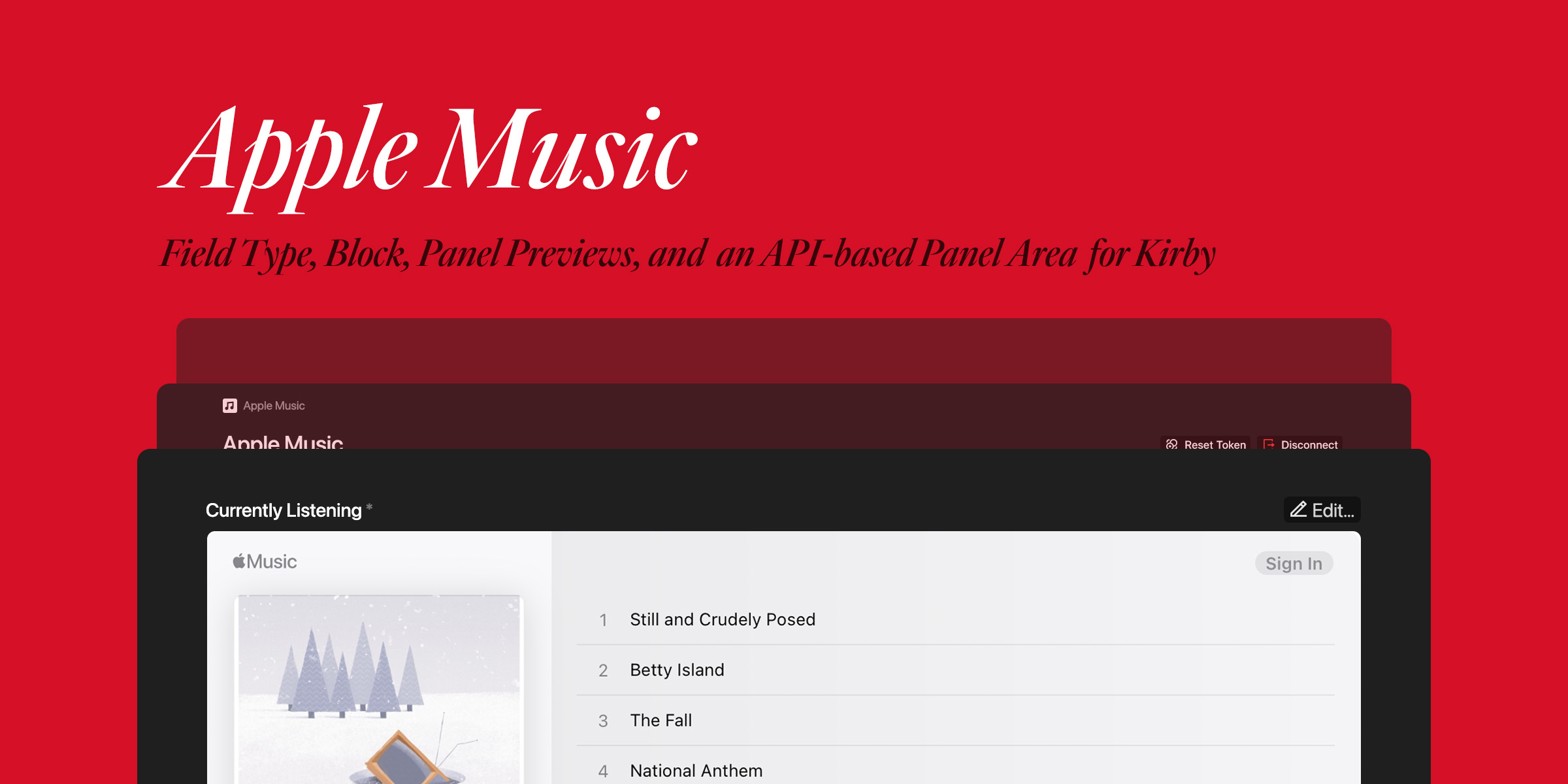 GitHub - scottboms/kirby-applemusic: A custom Kirby field type for Apple Music embeds. Include a ...