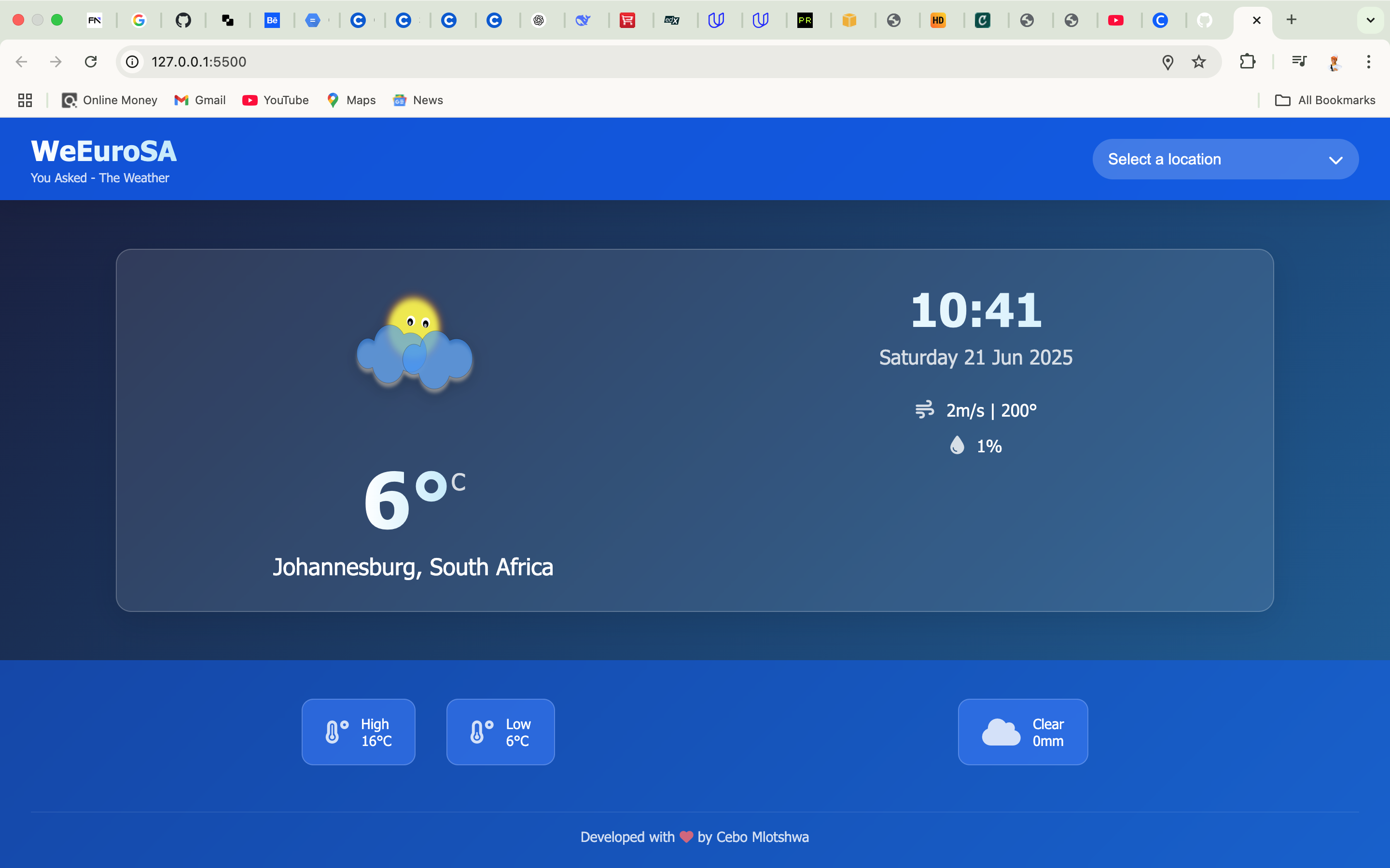 GitHub - YungCopelCreatives/WeEuroSA: WeEuroSA is a responsive web app that displays real-time ...