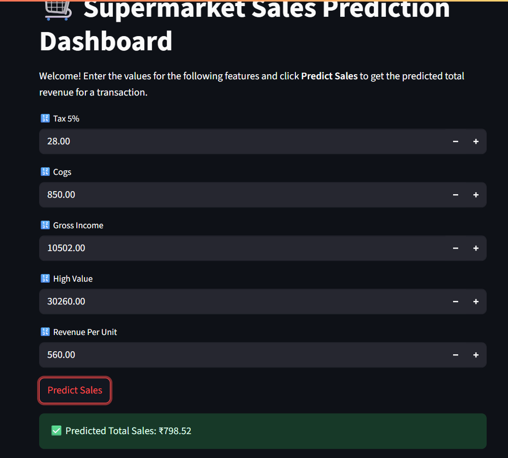 GitHub - Adityasingh552/supermarket-sales-analysis: 🛒 A Streamlit ...