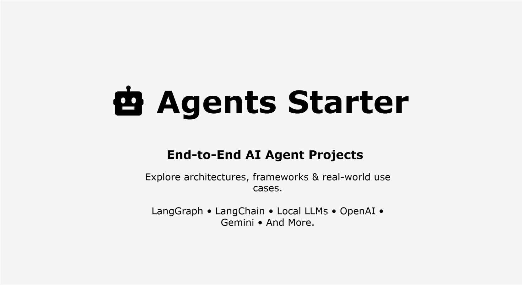GitHub - agentailor/agents-starter: This repository contains multiple ...