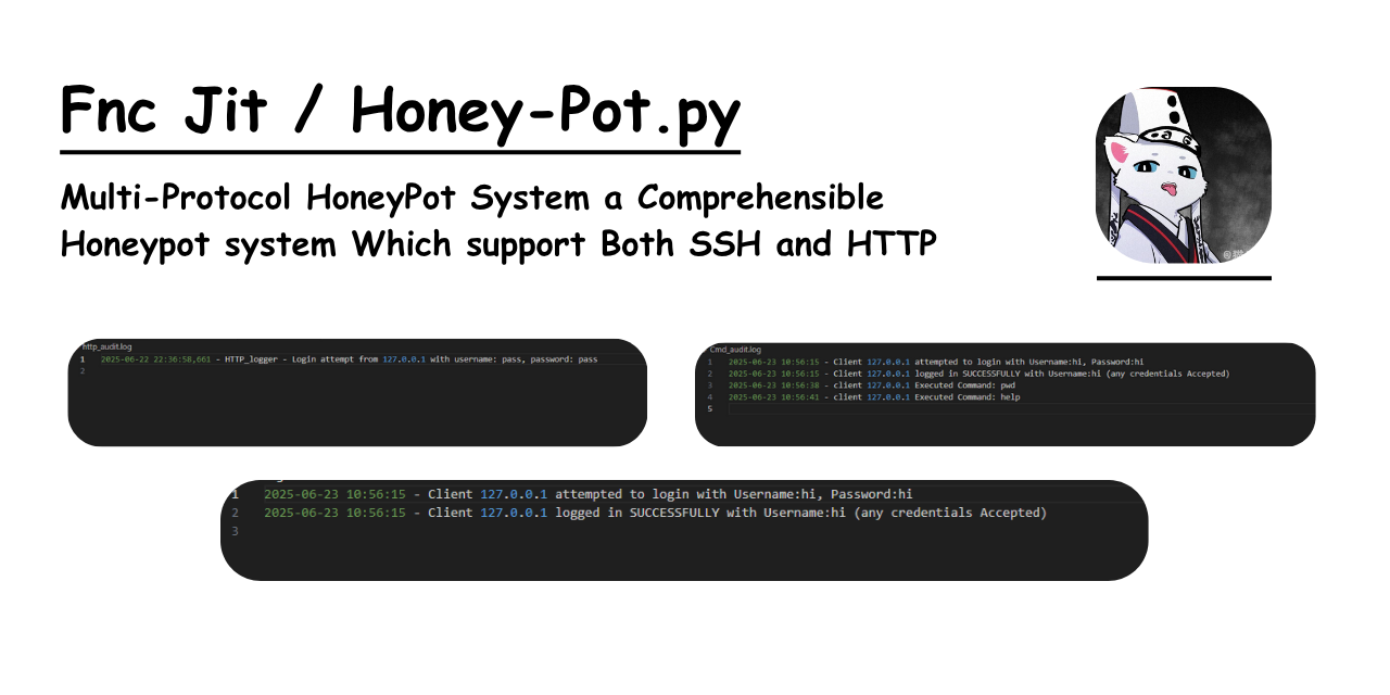GitHub - Fnc-Jit/Honey_pot-py: HoneyPot - Multi-Protocol Honeypot System A comprehensive ...