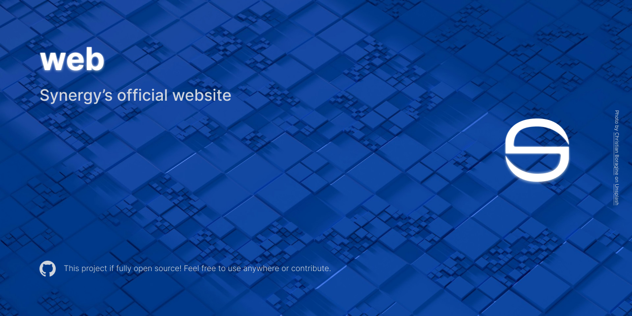 GitHub - Synergy-Engine/web: Synergy's official website.