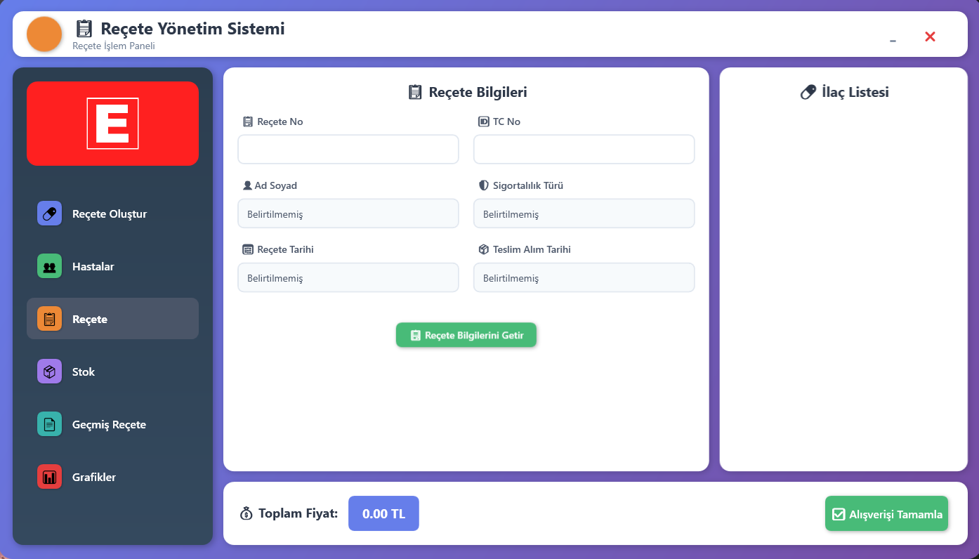 GitHub - OreWaKaan/Eczane-Otomasyon-Sistemi: Modern Eczane Otomasyon Sistemi.Wpf ile ...