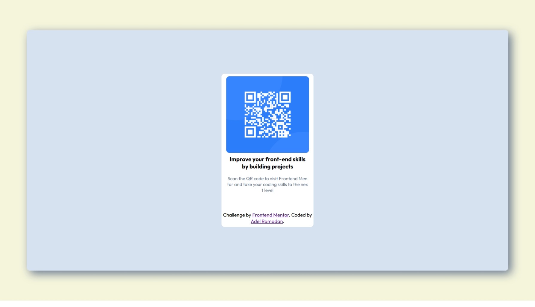 GitHub - Adelali4600/qr-code-frontend-mentor: I solved this challenge with Frontend Mentor Website.
