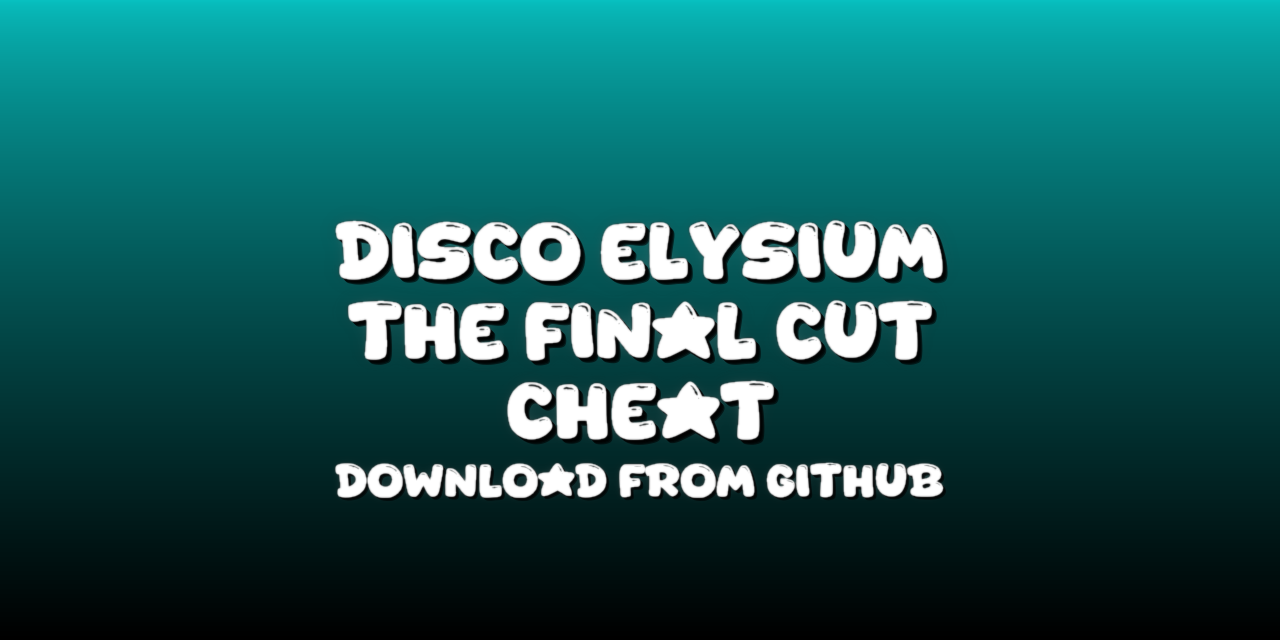 GitHub - RetsxanSoerdxn/Disco-Elysium-The-Final-Cut-PlagueWare: Download Disco Elysium The Final ...