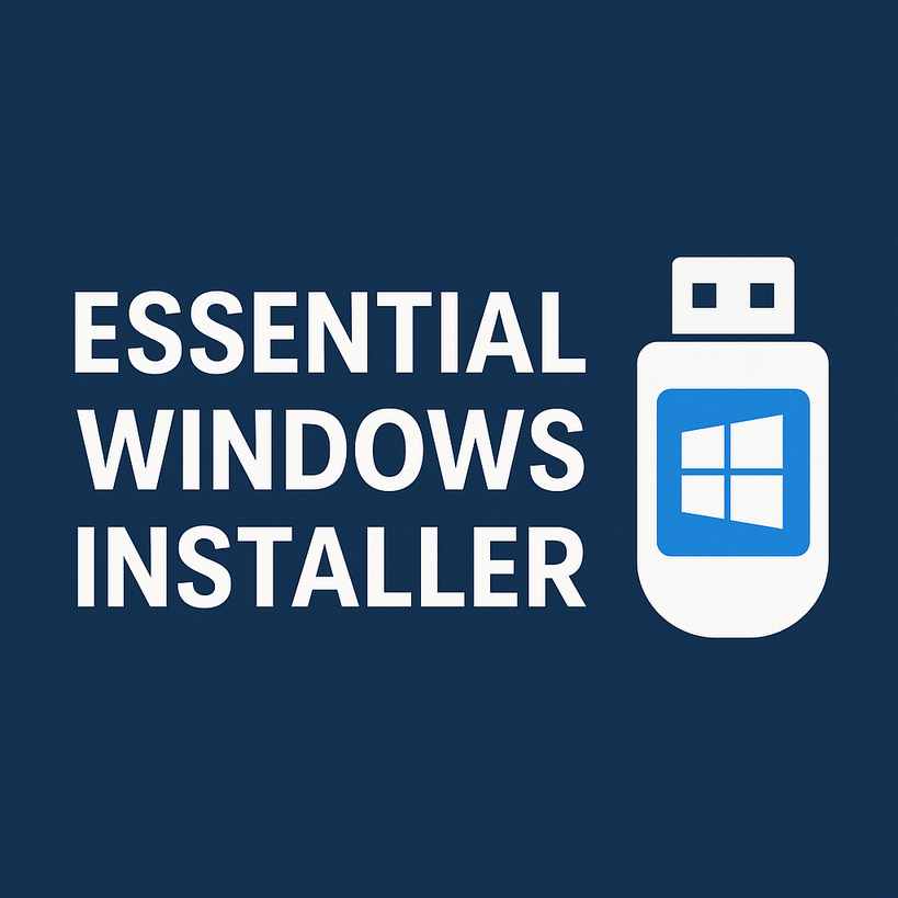 GitHub - HackByt3/Essential-Windows-Installer: A portable USB-based installer with a command ...