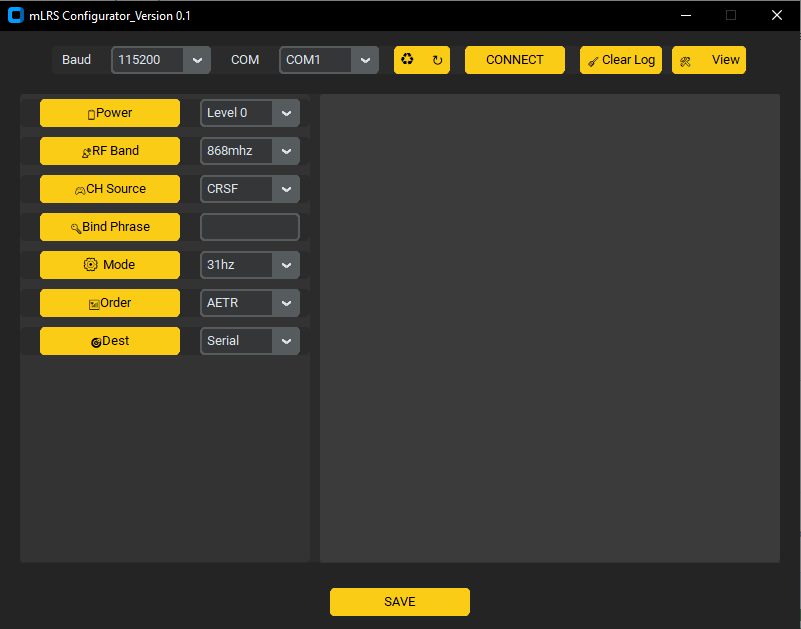 GitHub - mountianVn/mLRS-Configurator: Đây là phần mềm cấu hình cho MLRS