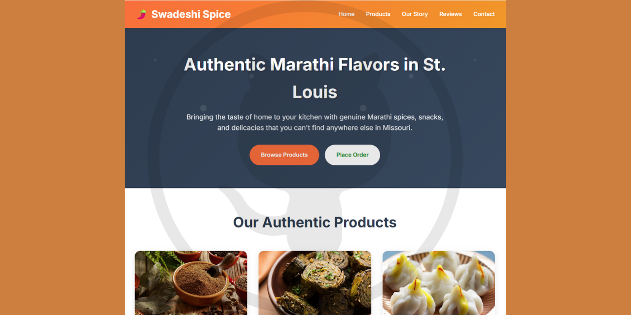 GitHub - mpathservices/swadeshi-spice-demo: Responsive website for a St ...