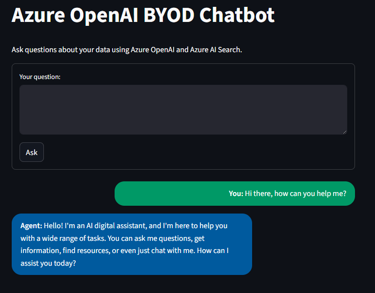 GitHub - zakarel/ai-foundry-byod-chatbot: Build an AI chatbot for company documents using Azure ...