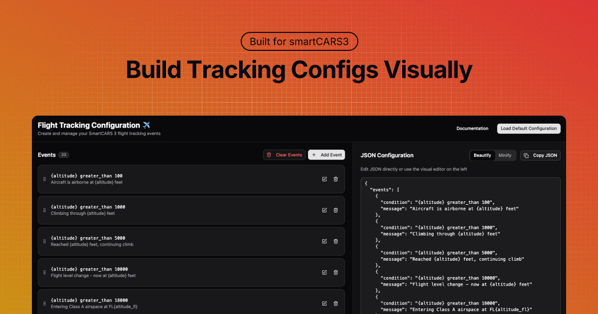 GitHub - qvirtualofficial/flight-tracking-configuration: smartCARS3 ...