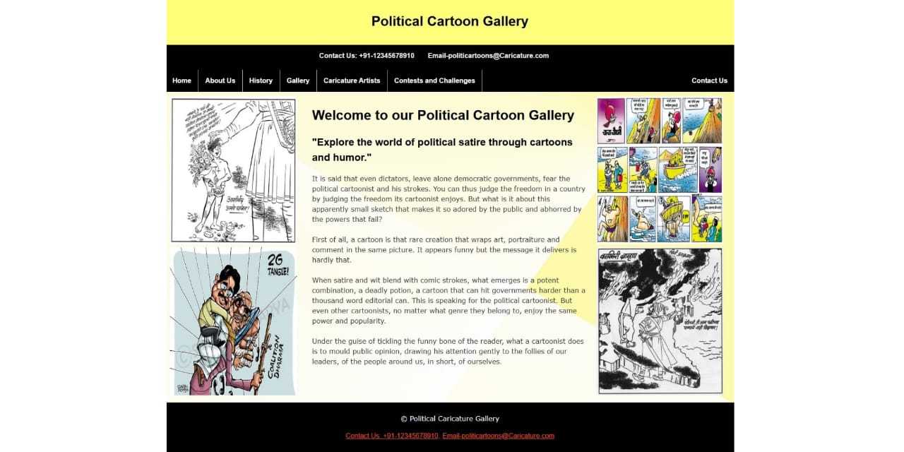 GitHub - ms-mansi/political-cartoon-gallery: A basic HTML-CSS based web ...