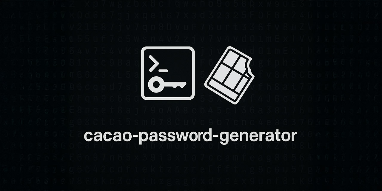 GitHub - cacao-research/cacao-password-generator: Cacao Password Generator is a secure, highly ...