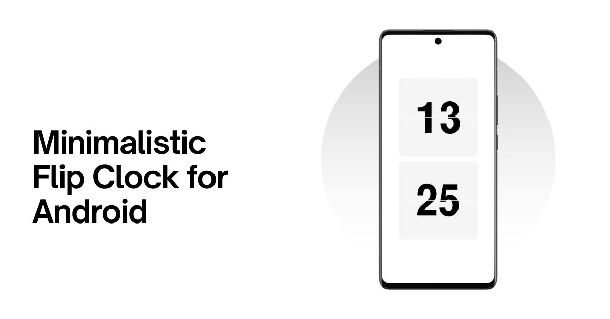 GitHub - jagadeesh-k-2802/flip-clock-compose: Minimalist Flip Clock for Android with Screen ...