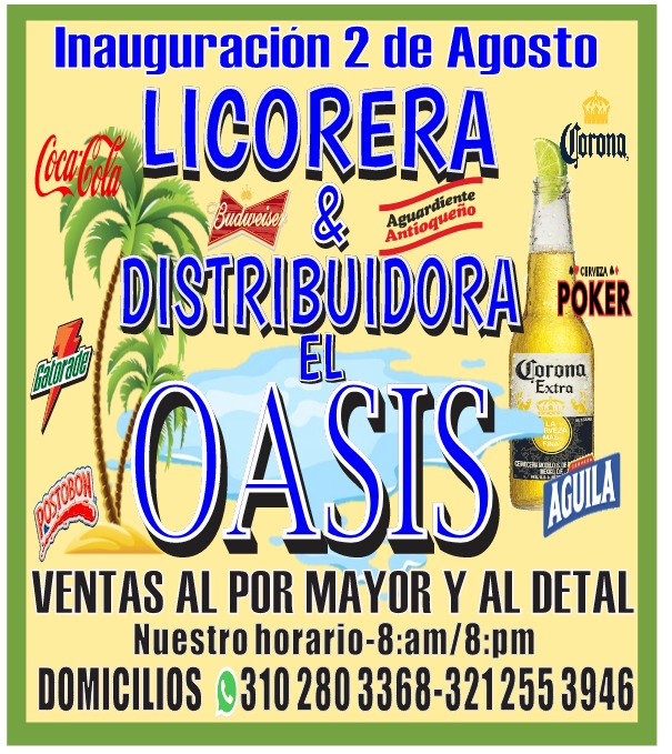 GitHub - DAN147-PNG/Licorera-y-Distribuidora-el-Oasis-: Venta al por Mayor y al Detal