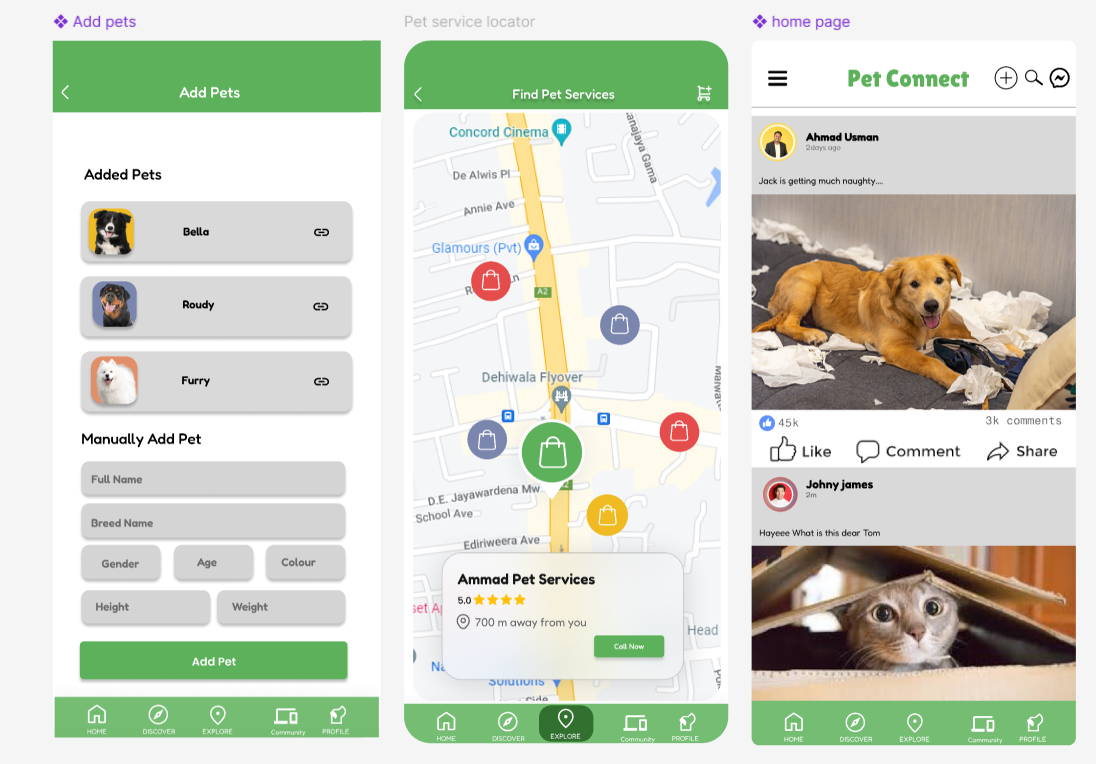 GitHub - Zunair1308/Pet_Connect: The Pet Social Media App aims to create a community-driven ...