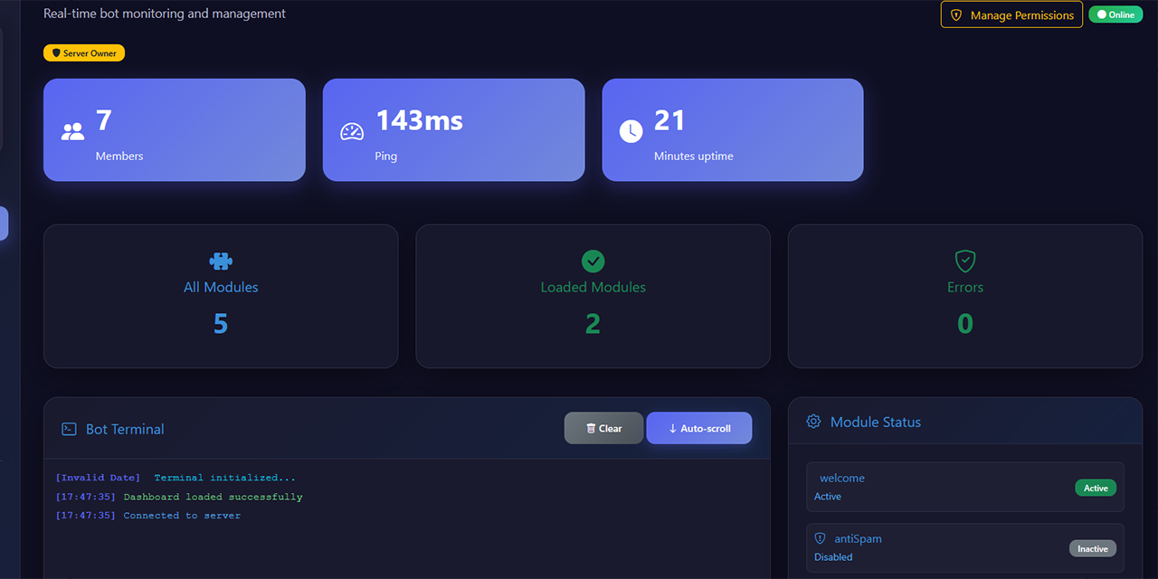 GitHub - IddoxLatifi/Discord-Dashboard-Bot: A full Stack Discord Bot with Dashboard and ...