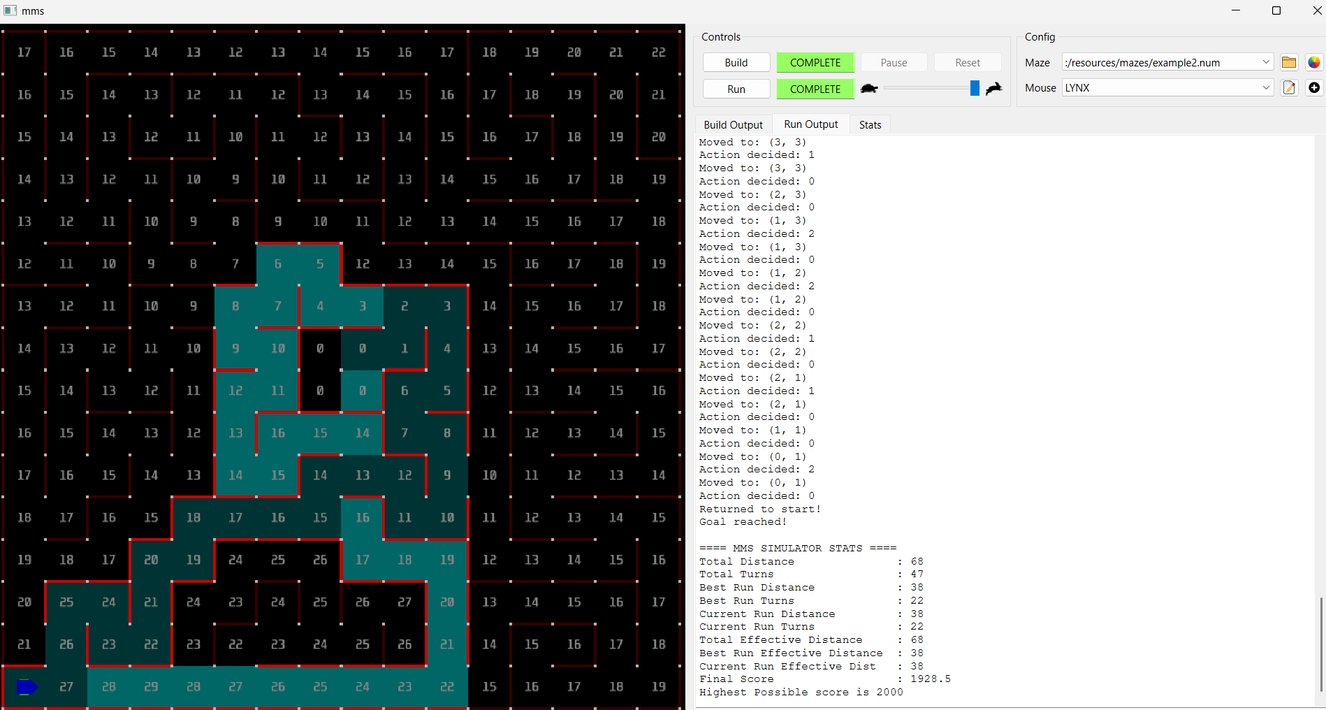 GitHub - NadeeshaNJ/micromouse-floodfill-cpp: C++ Micromouse floodfill maze solver for mms ...