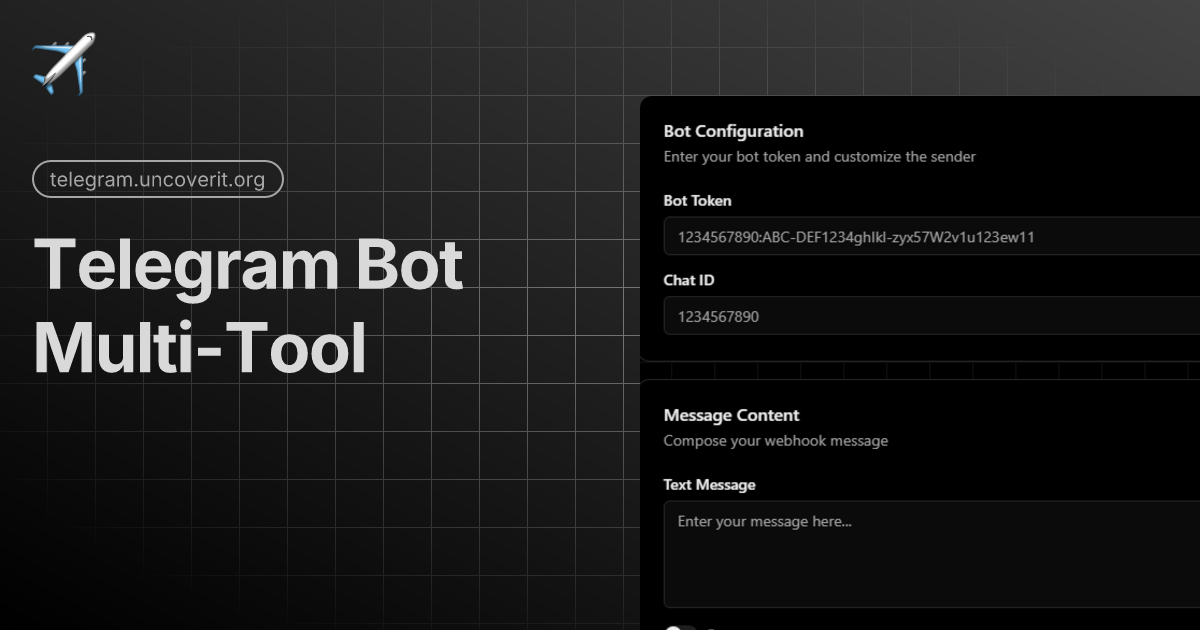 GitHub - WarFiN123/telegram-multitool: Lightweight Telegram multitool ...