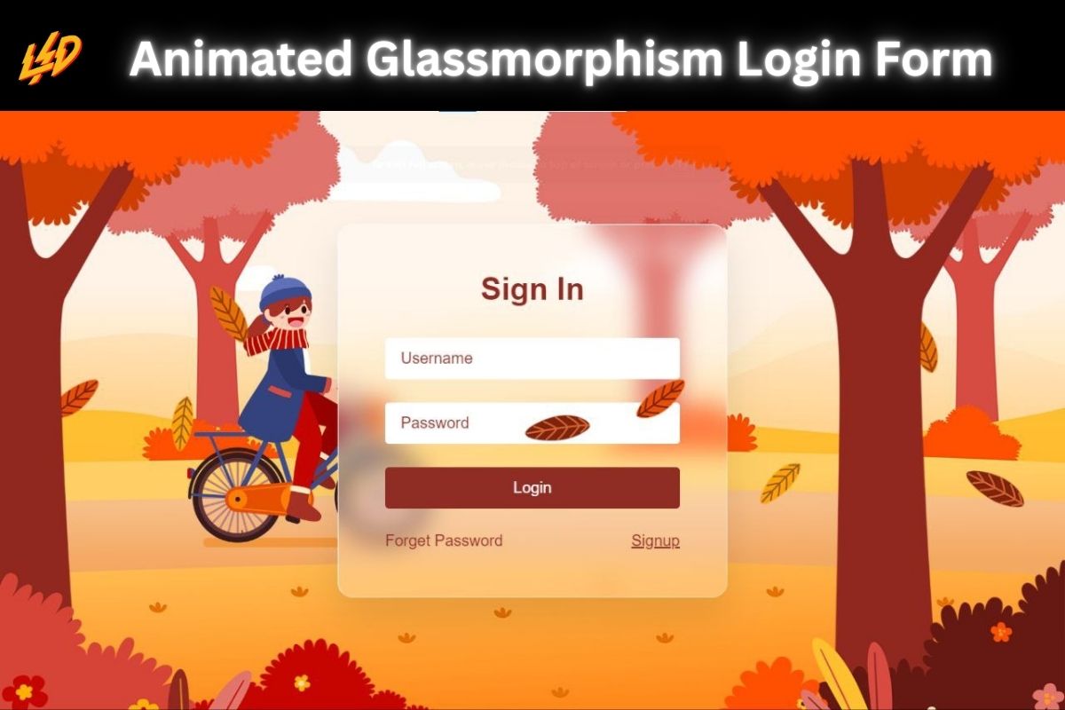 GitHub - Talal-Mehmood/Animated-Glassmorphism-Login-Form: Animated ...