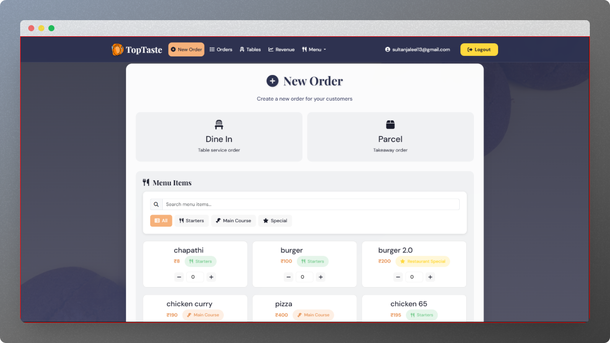 GitHub - TheSaMNaN/Restaurant-Billing-System: A complete restaurant ...