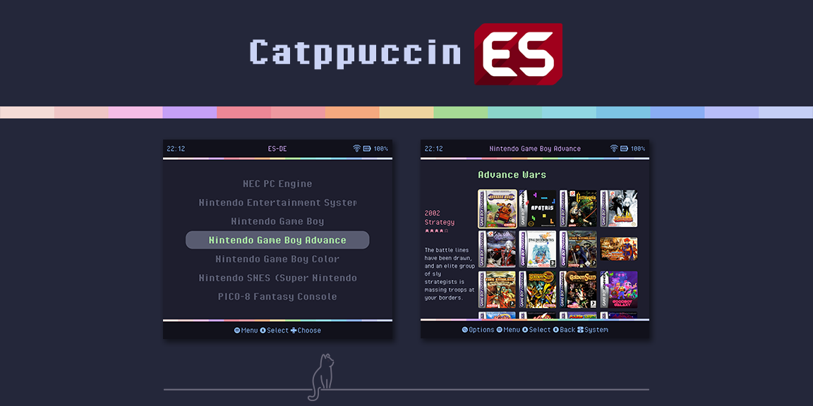 GitHub - RobZombie9043/catppuccin-es-de: A cozy, pastel-inspired theme ...