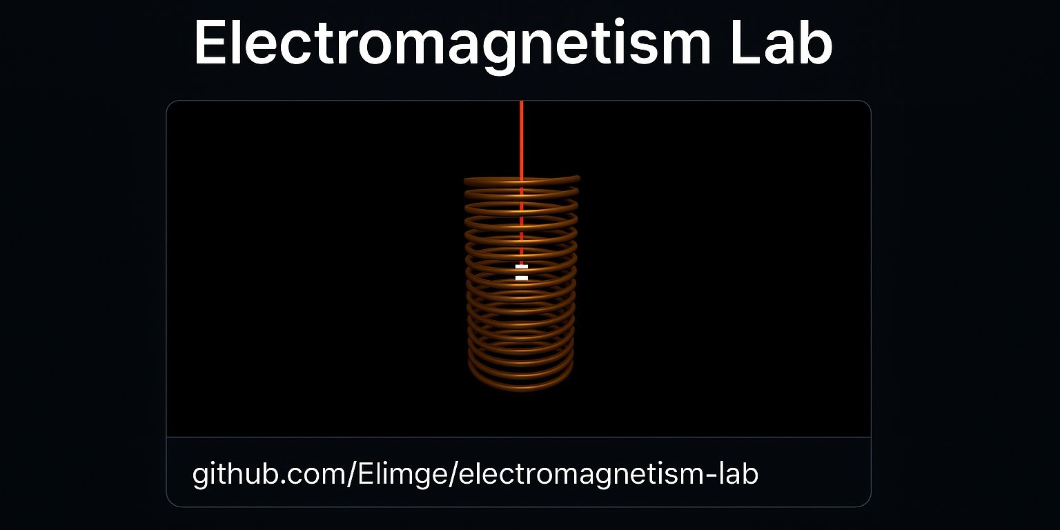 GitHub - Elimge/electromagnetism-lab: An educational web app designed ...