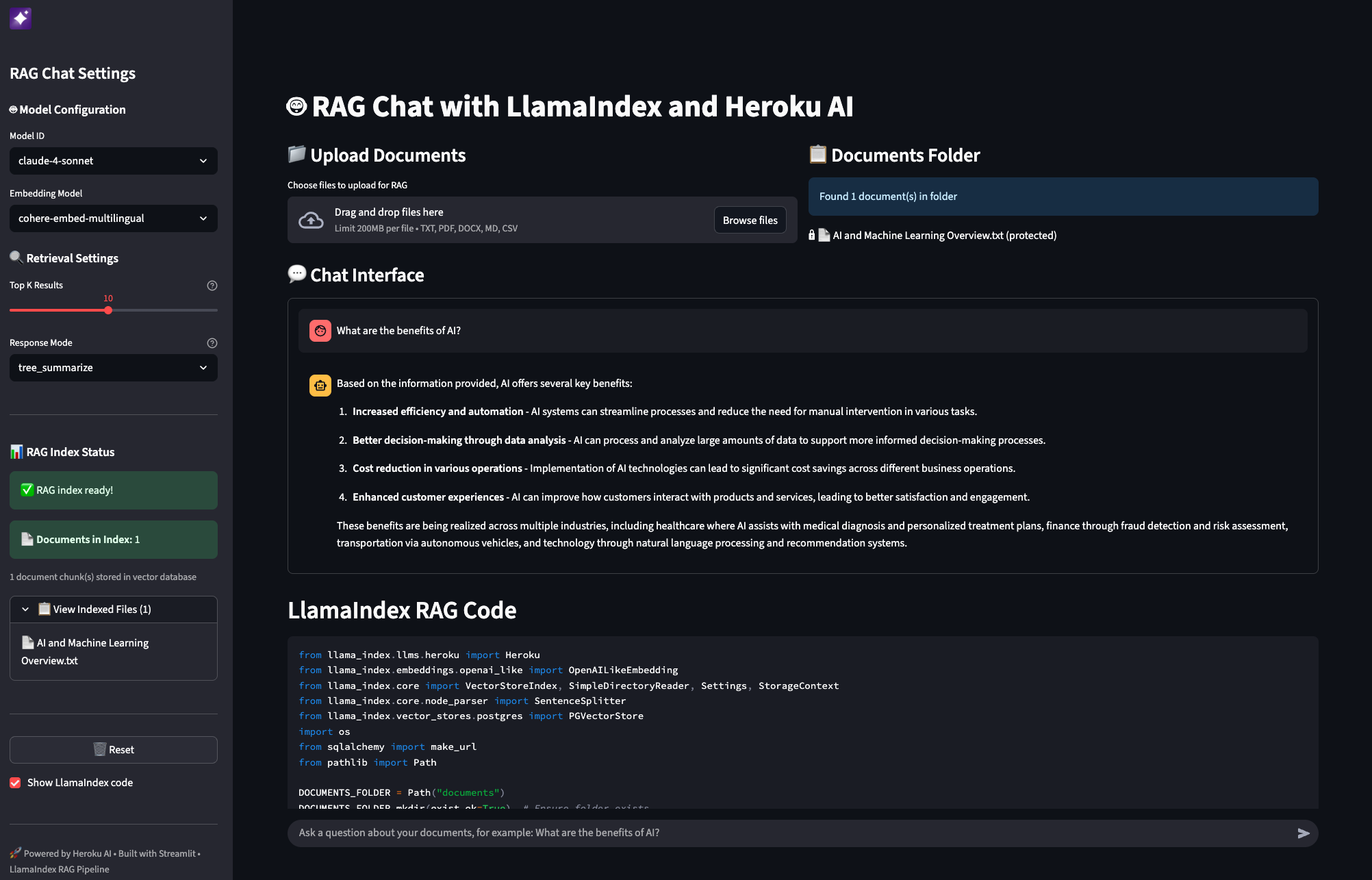 GitHub - heroku-reference-apps/mia-llamaindex-rag: RAG chat with LlamaIndex and Heroku AI