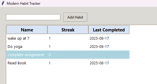 GitHub - SnehaDulgach/HabitTracker: The Habit Tracker is a simple and intuitive desktop ...