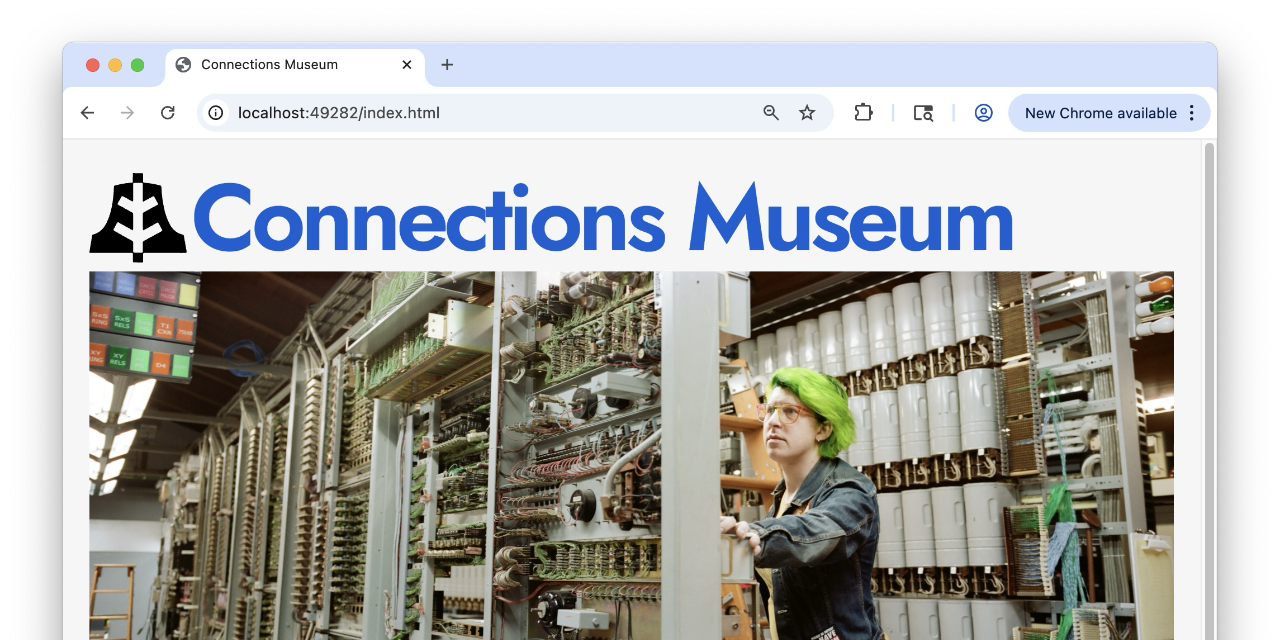 Github Connectionsmuseum Public Web Replacement Project For The