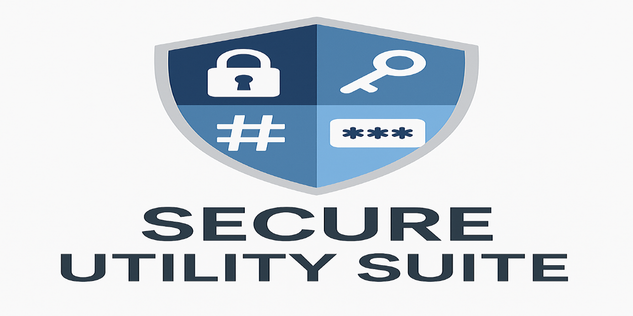 GitHub - bylickilabs/Secure-Utility-Suite: A local, single-file Python application with a modern ...