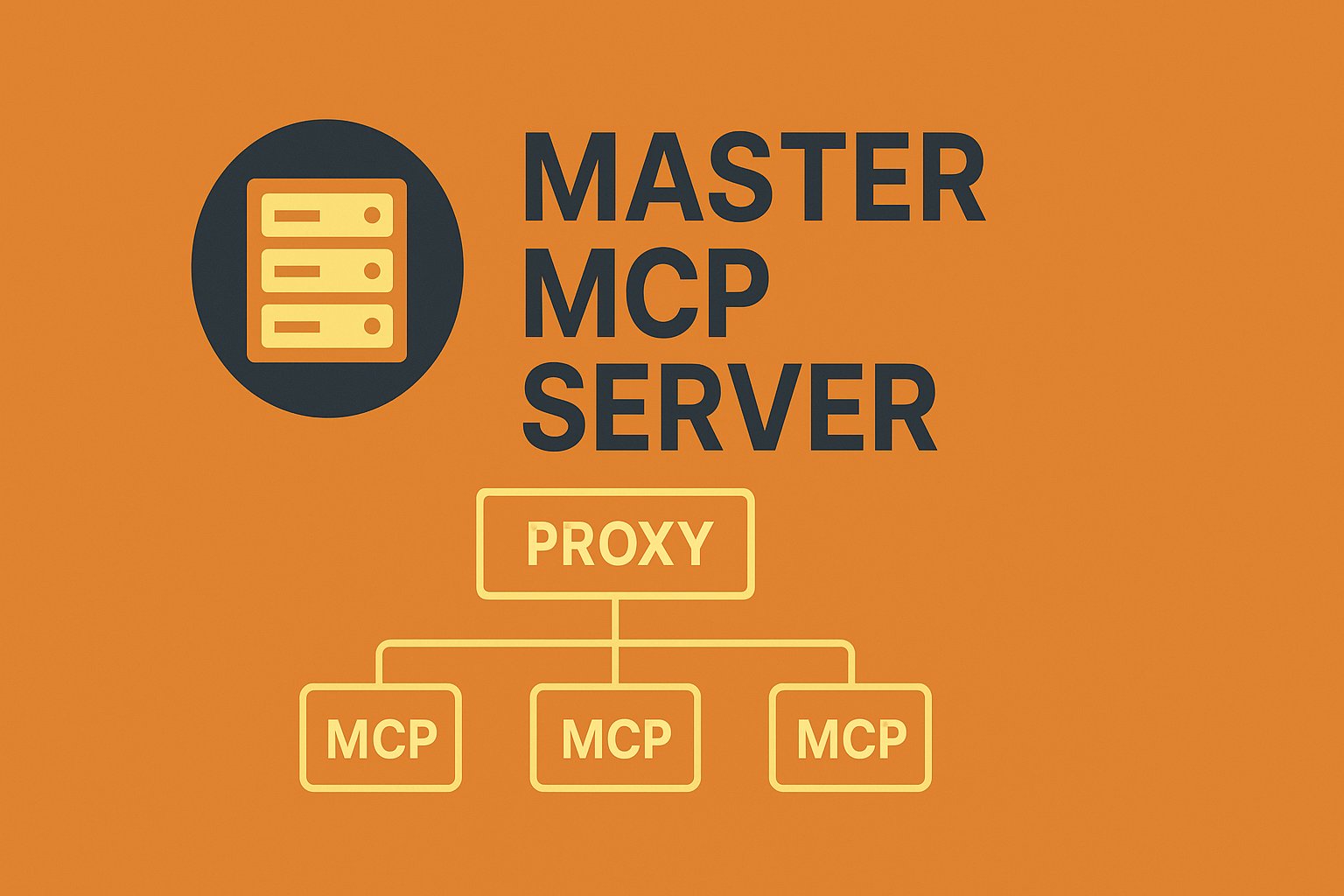 GitHub - Jakedismo/master-mcp-server: A central MCP proxy with OAuth in ...
