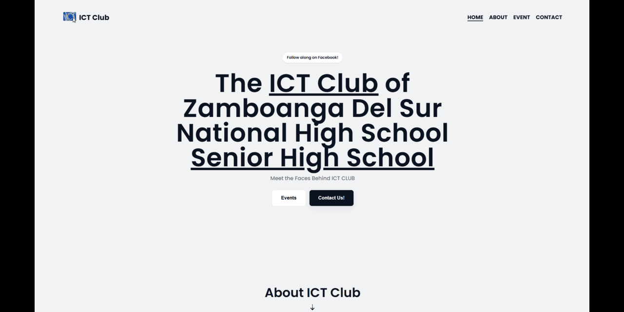 GitHub - KevClint/ZSNHS-SHS-ICT-CLUB: ZSNHS-SHS ICT CLUB Website