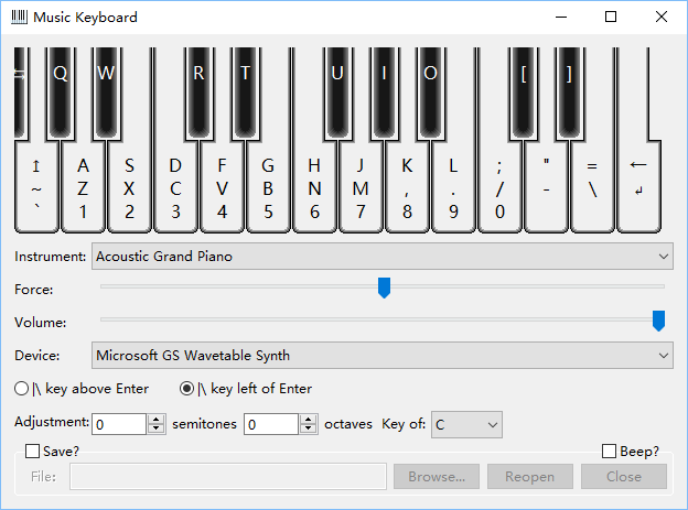 GitHub - quantum5/MusicKeyboard: Piano too expensive? Try the free ...