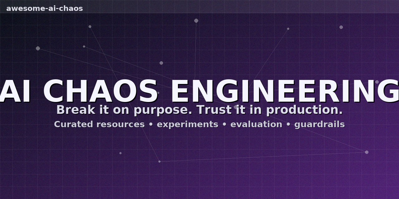ai-chaos-engineering · GitHub Topics · GitHub