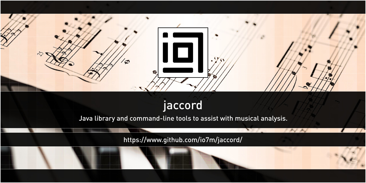 GitHub - io7m-com/jaccord: Java library for musical analysis