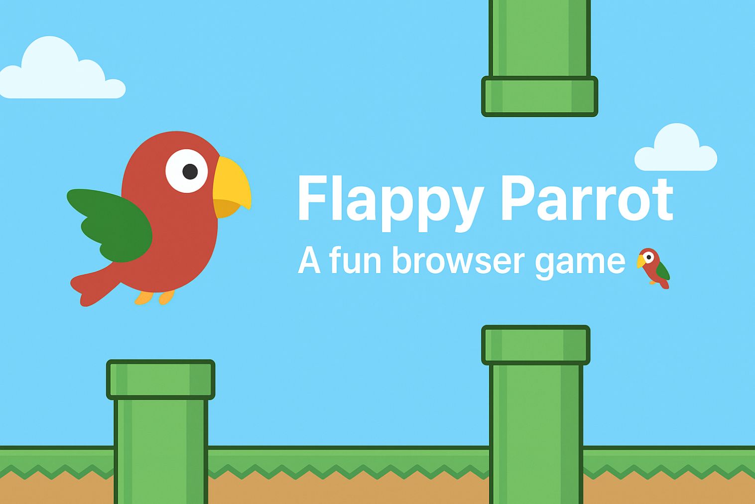 GitHub - khuram0build/flappy-parrot: Flappy Parrot ek simple arcade game hai jo Flappy Bird se ...