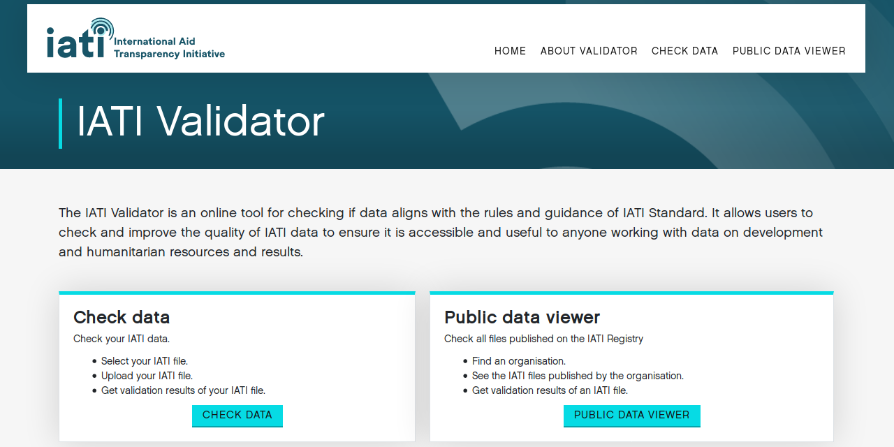 GitHub - data4development/IATI-data-validator
