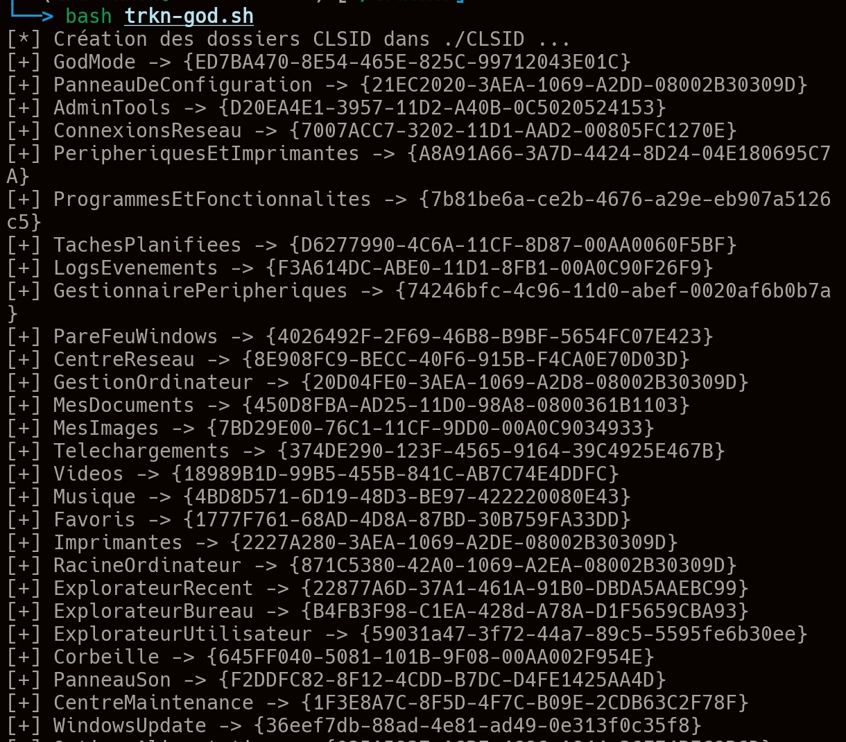 GitHub - tucommenceapousser/win-god-clsid: Hidden clsid godmode,... by trhacknon