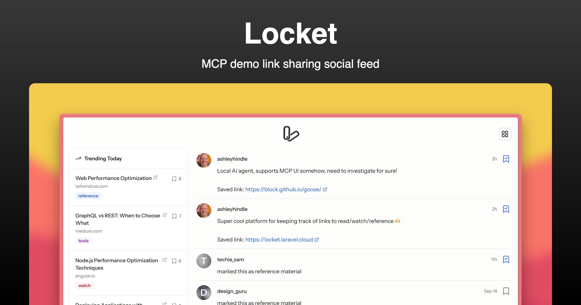 GitHub - laravel/locket: MCP Demo App