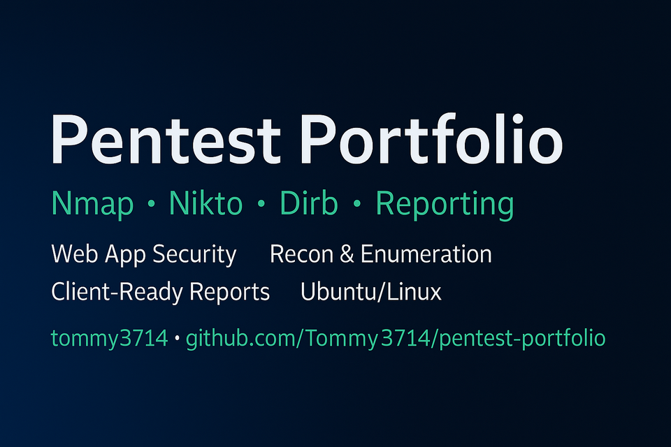 GitHub - Tommy3714/pentest-portfolio: Sample penetration testing ...