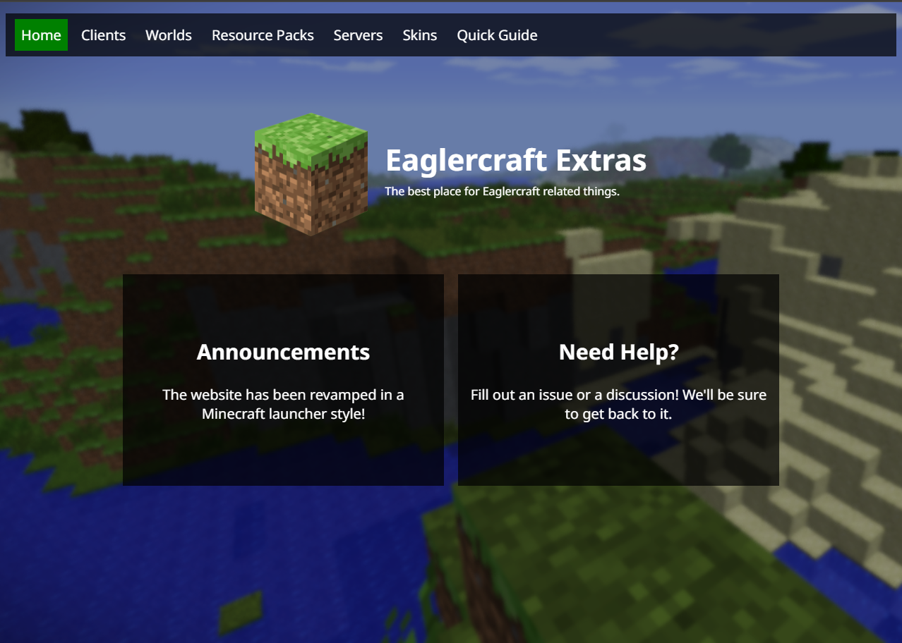 GitHub - eaglercraftextras/eaglercraftextras.github.io: Welcome to ...