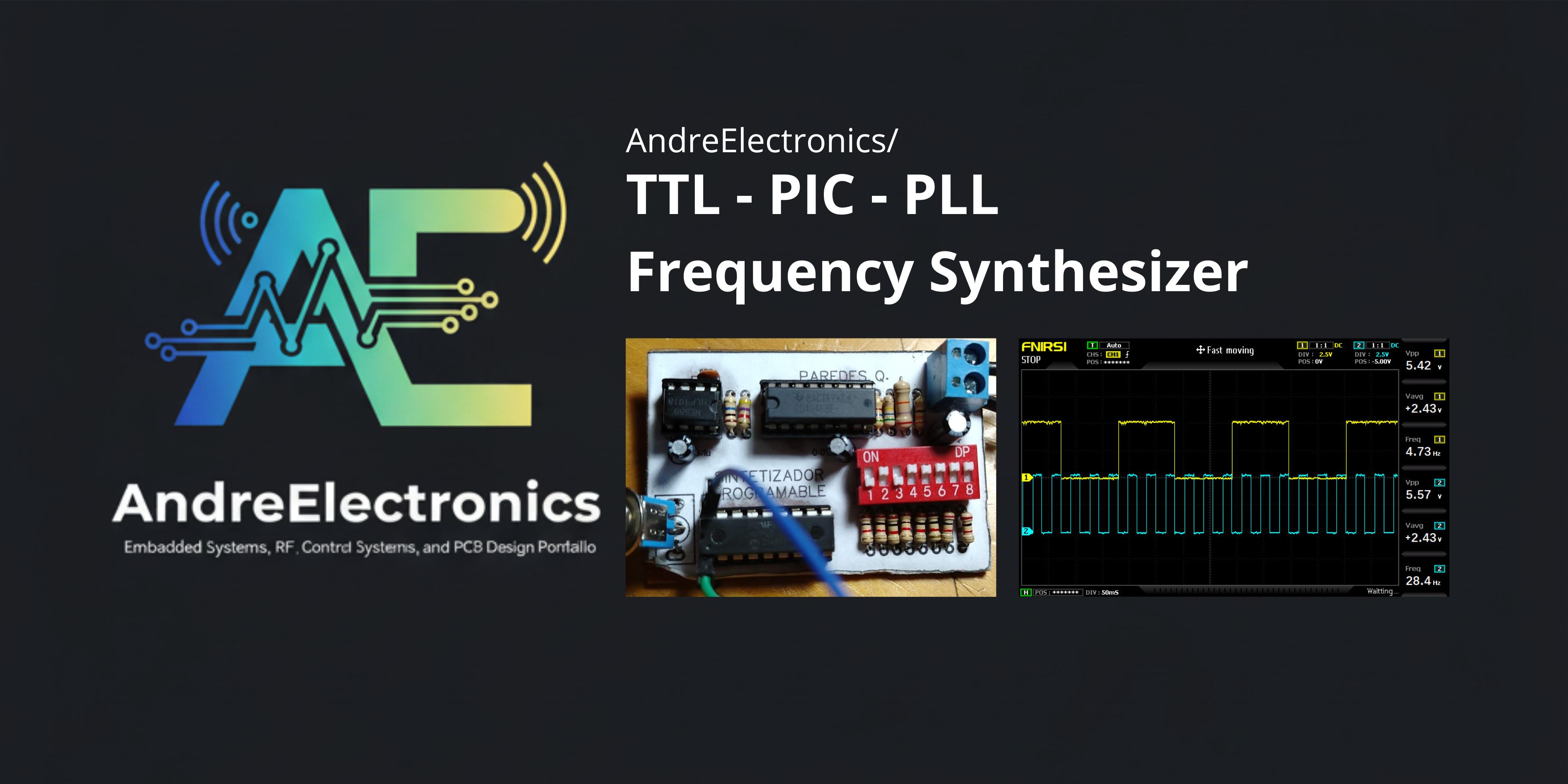GitHub - AndreElectronics/TTL-PIC-PLL-Frequency-Synthesizer: A hands-on ...