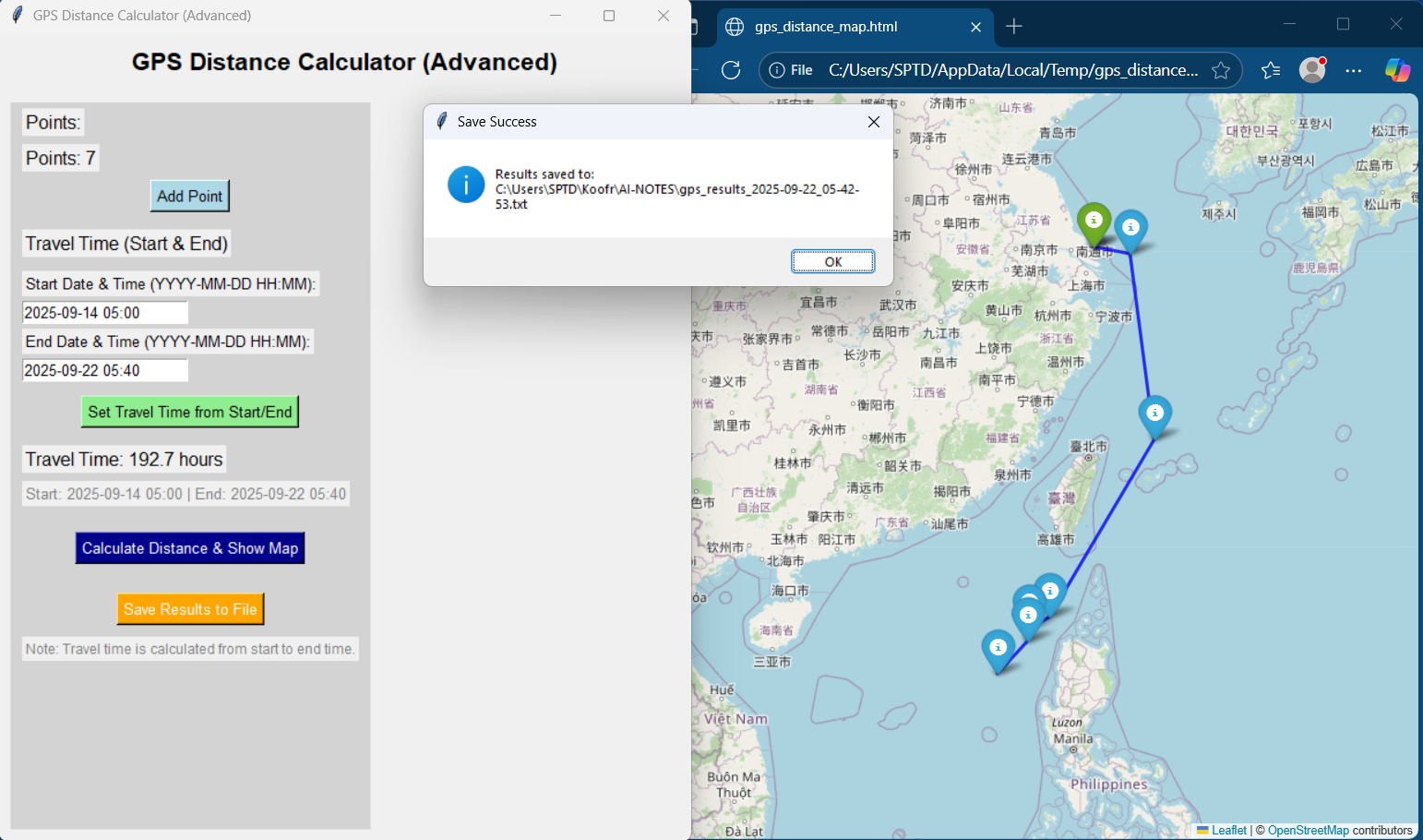 GitHub - fabiomatricardi/GPSmarineCalculator: GPS Distance Calculator ...