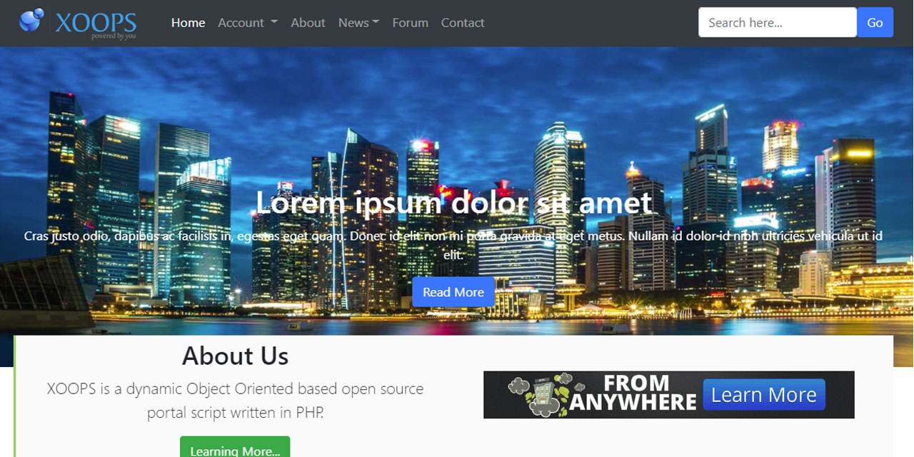 GitHub - mambax7/xbootstrap4