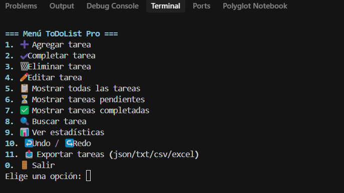 GitHub - Fer1211/ToDoList-PYTHON: Task manager in Python with console UI