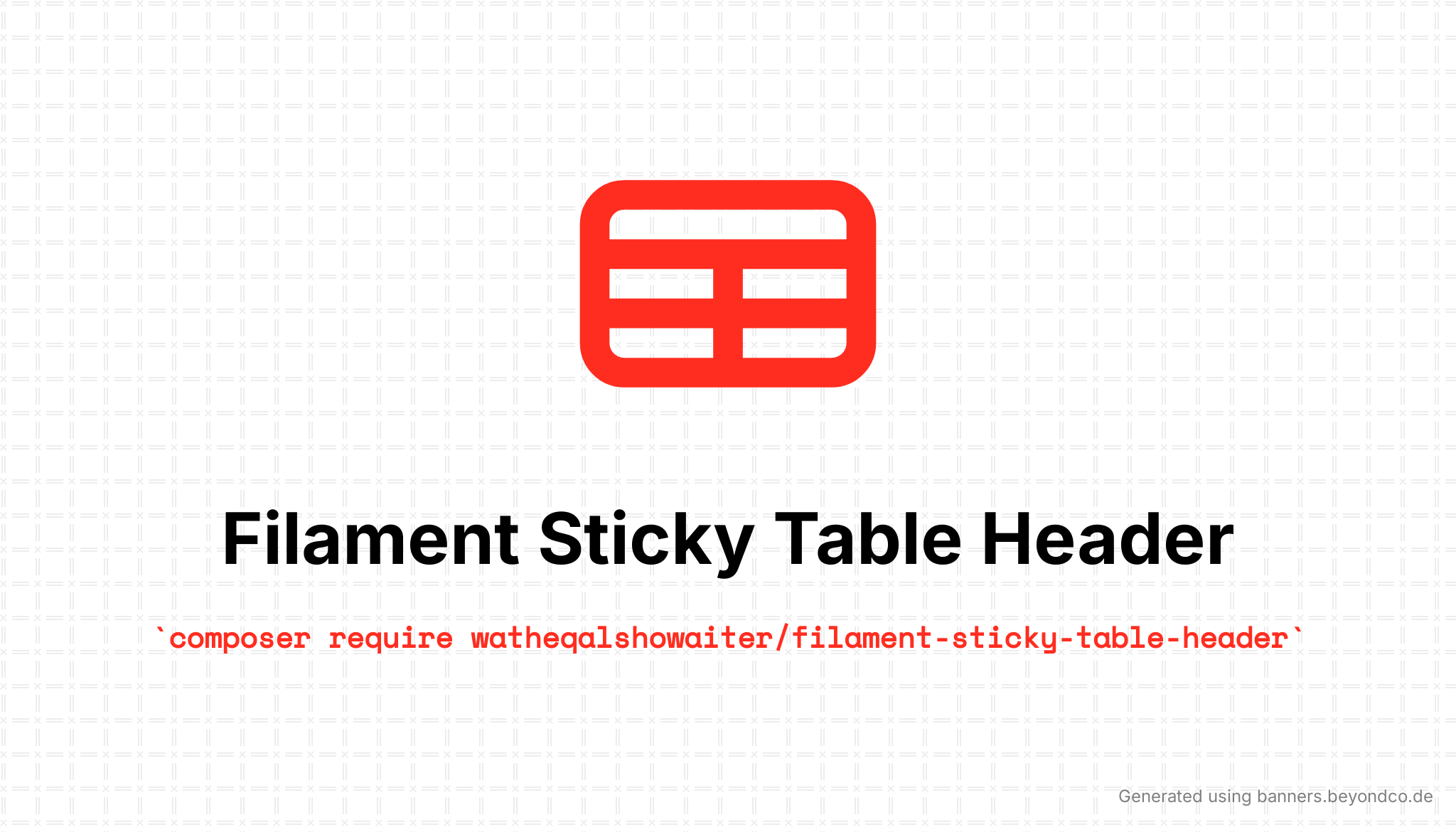 GitHub - WatheqAlshowaiter/filament-sticky-table-header: Make FilamentPHP tables stick when ...