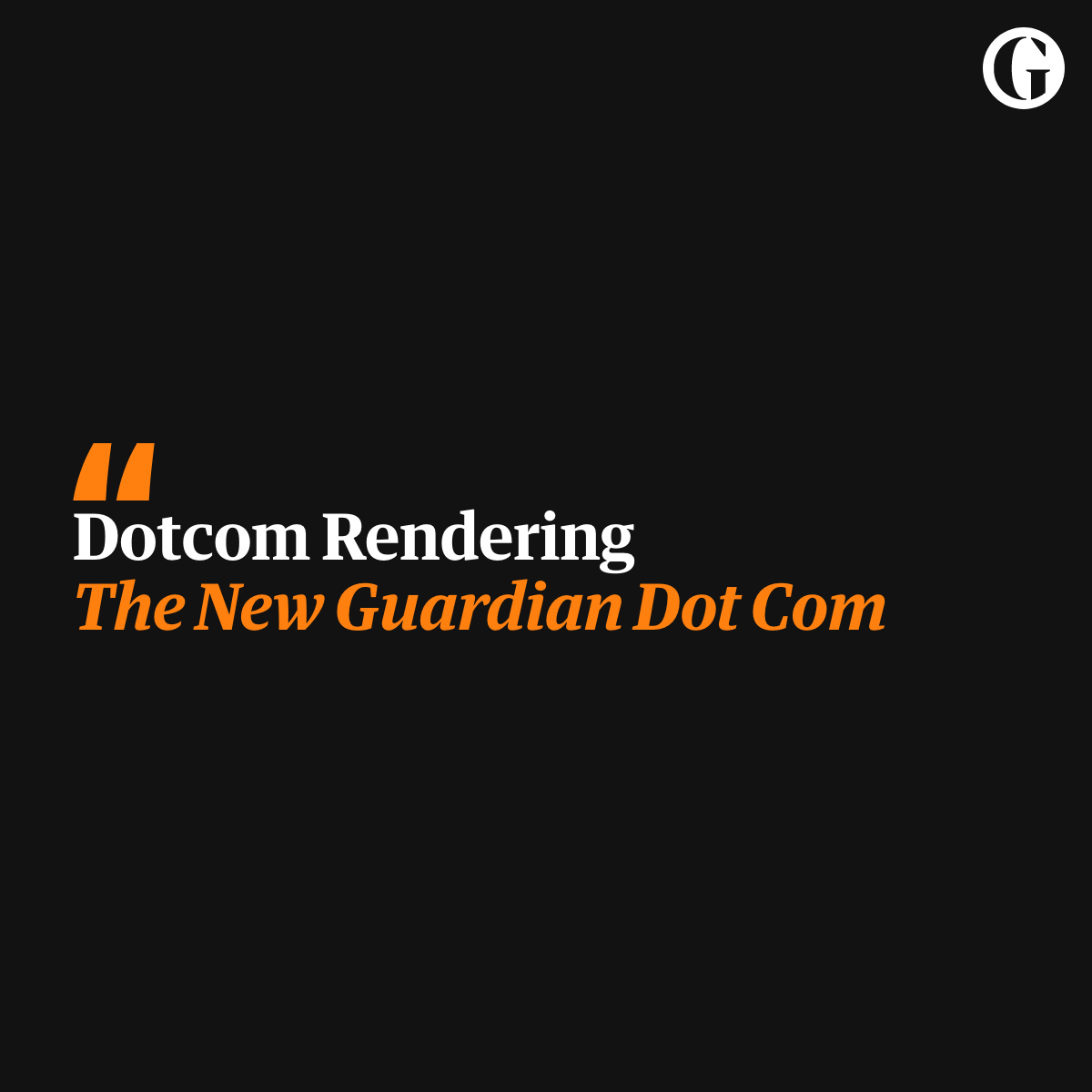 GitHub - guardian/dotcom-rendering: The Guardian web rendering service (aka DCR/DCAR)