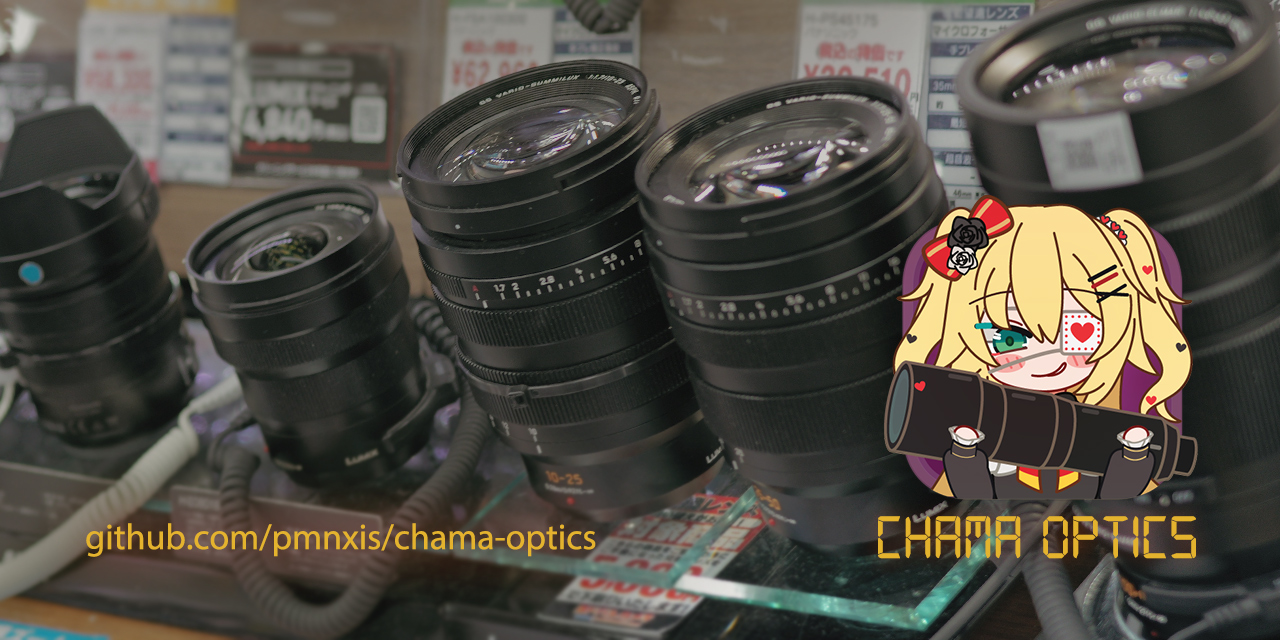 GitHub - pmnxis/chama-optics: The tool embed EXIF or some convenient feature for photo that ...