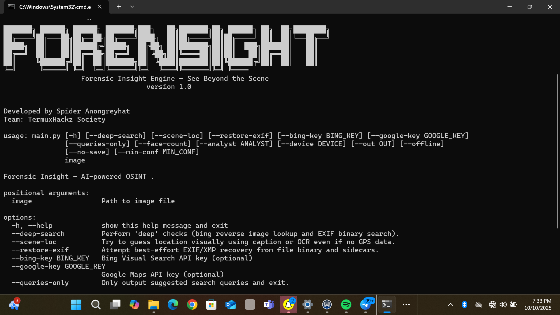 GitHub - spider863644/Forensight: Forensight is a powerful OSINT framework for digital ...
